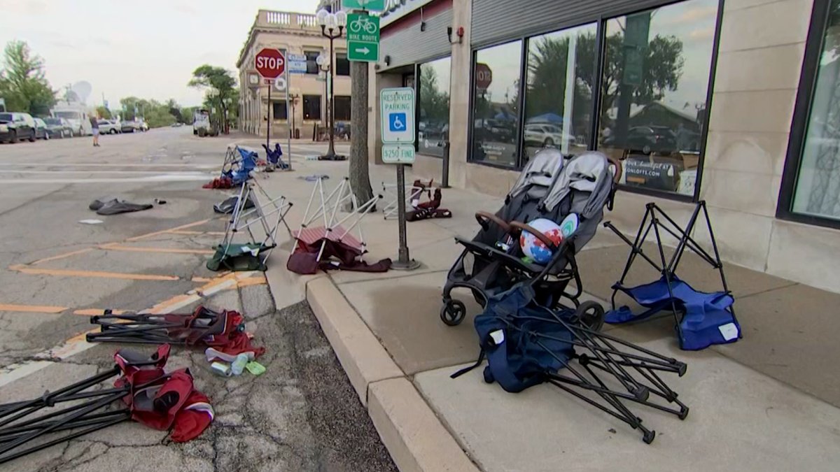 Watch Eerie Video Shows Morning After Highland Park Parade Shooting