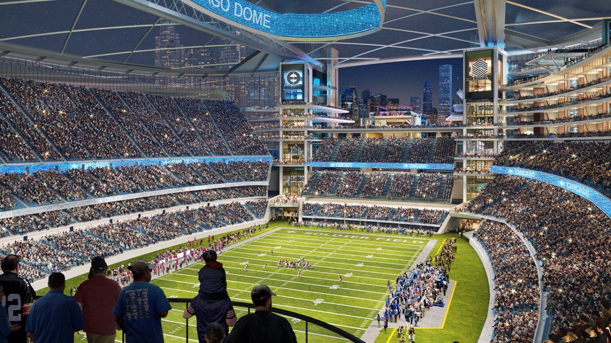 Here Is Chicago's New Stadium Design for the Bears at Soldier Field ...