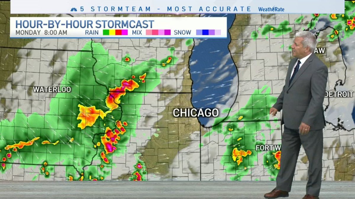 CHICAGO’S FORECAST: Stormy Sunday – NBC Chicago