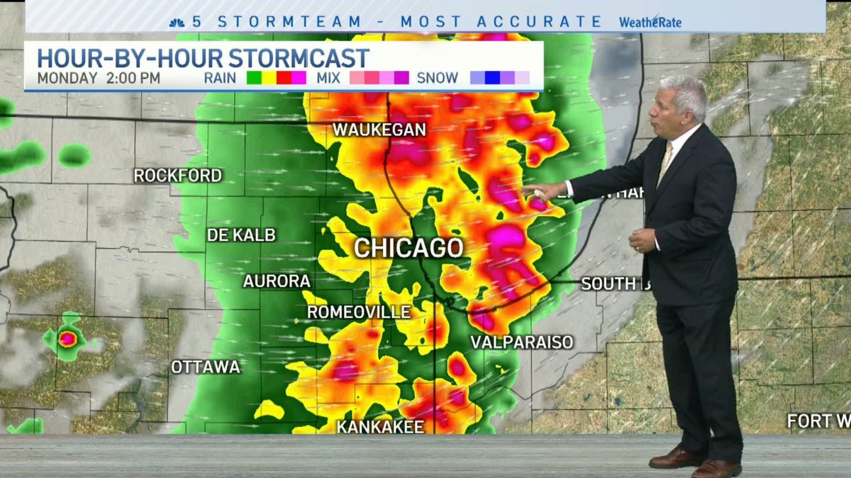 CHICAGO’S FORECAST: Severe Weather Potential for Monday – NBC Chicago