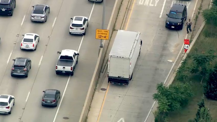 Wilson Avenue Exit Ramp on Edens Expressway Closed After Person Hit by Box Truck – NBC Chicago