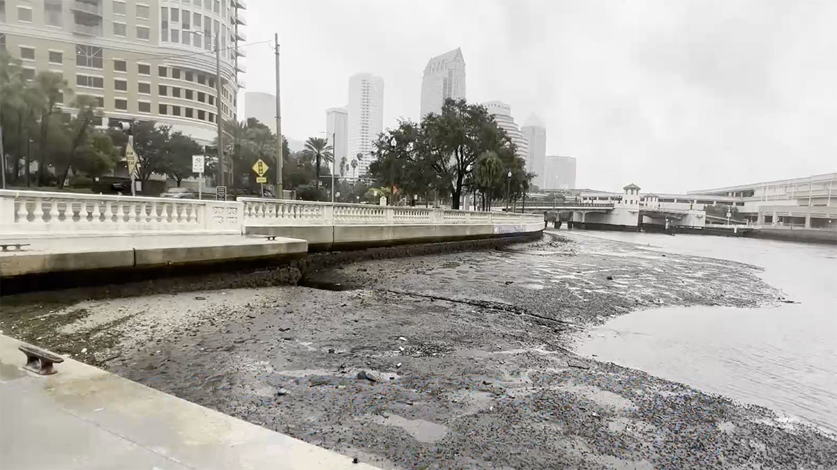Watch: Images Show Waters in Florida Receding as Hurricane Ian ...