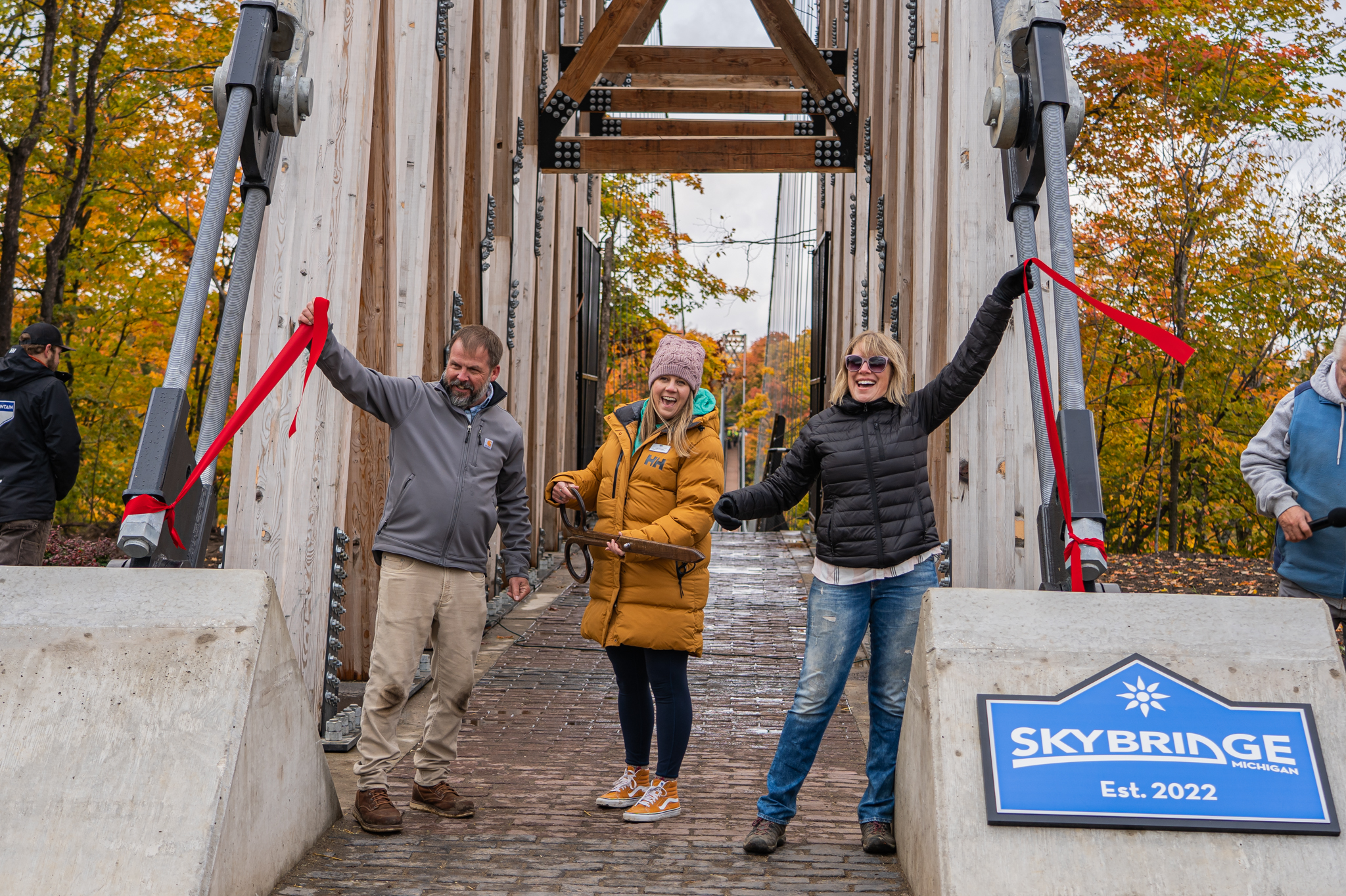 World’s Longest Timber-Towered Suspension Bridge Opens to Public – NBC ...