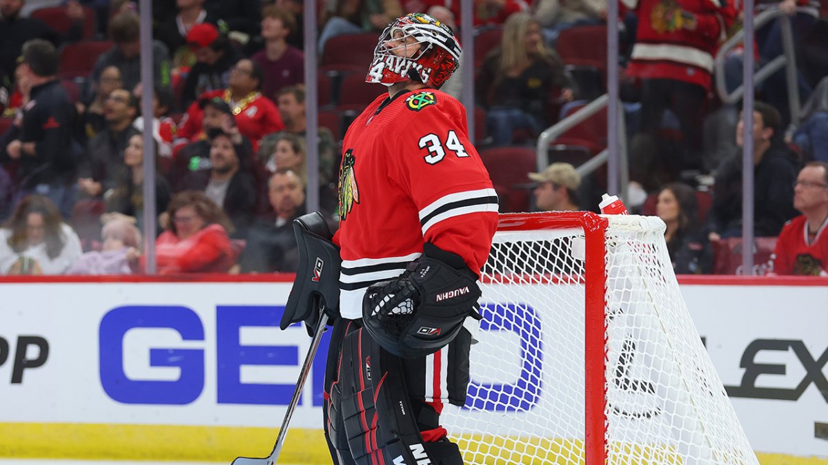 Blackhawks’ Petr Mrazek Thankful Second Groin Injury of Season Was ...