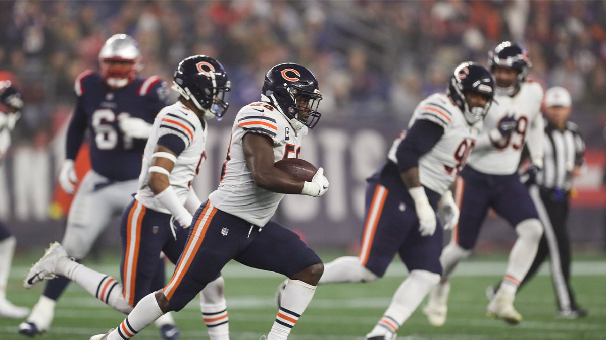 Bears’ Roquan Smith Records First-Ever Unique Stat Line on MNF – NBC ...