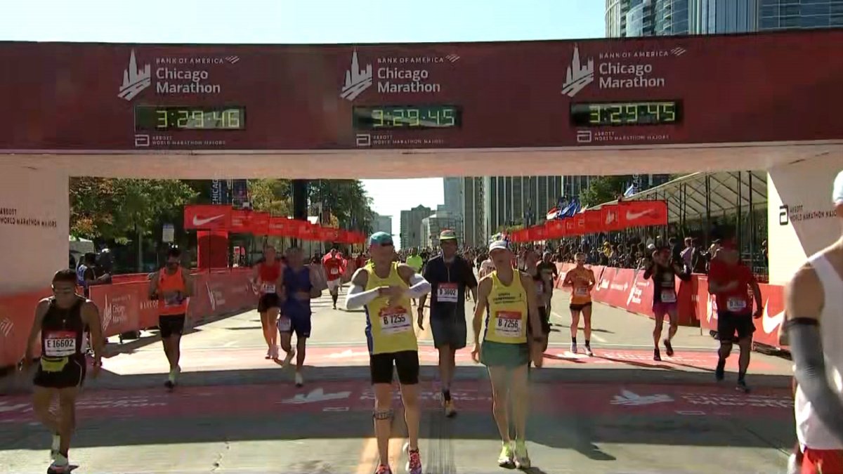 Chicago Marathon Finish Line: 11 a.m. – 11:30 a.m. – NBC Chicago