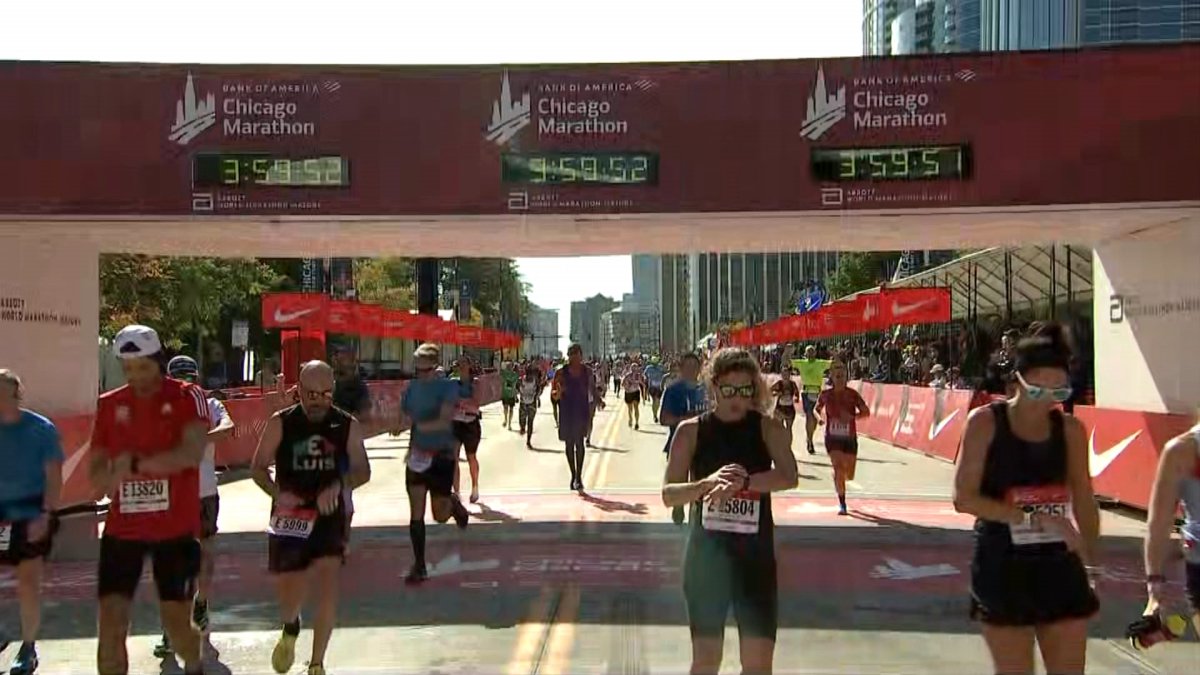 Chicago Marathon Finish Line: 11:30 a.m.-12 p.m. – NBC Chicago