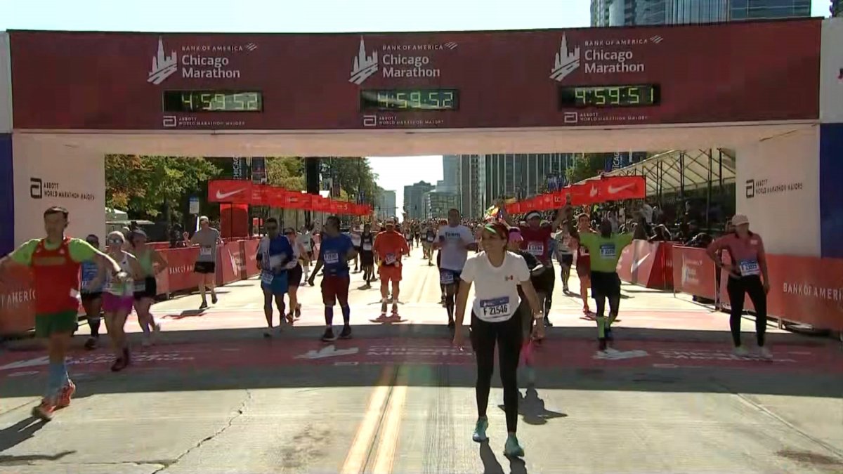 Chicago Marathon Finish Line: 12:30 p.m.-1:00 p.m. – NBC Chicago