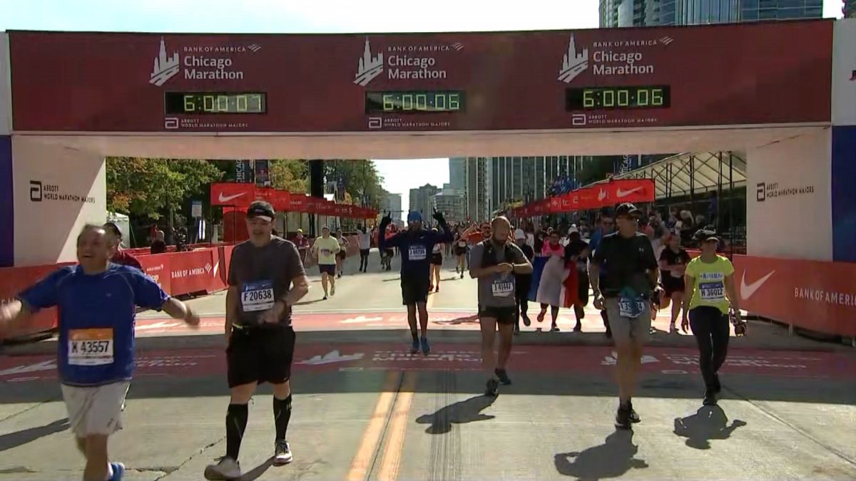 Chicago Marathon Finish Line: 1:30 p.m.-2 p.m. – NBC Chicago
