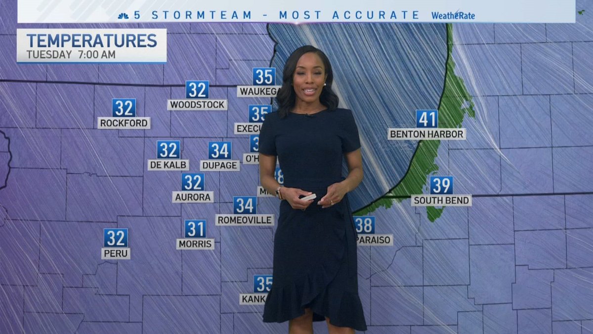 CHICAGO FORECAST: Below Average Temperatures Continue – NBC Chicago