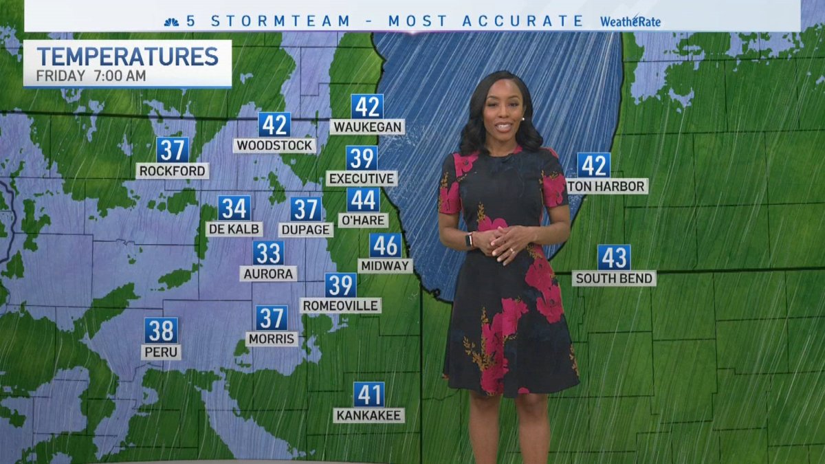 CHICAGO FORECAST: Spring-like Weather Into The Weekend – NBC Chicago