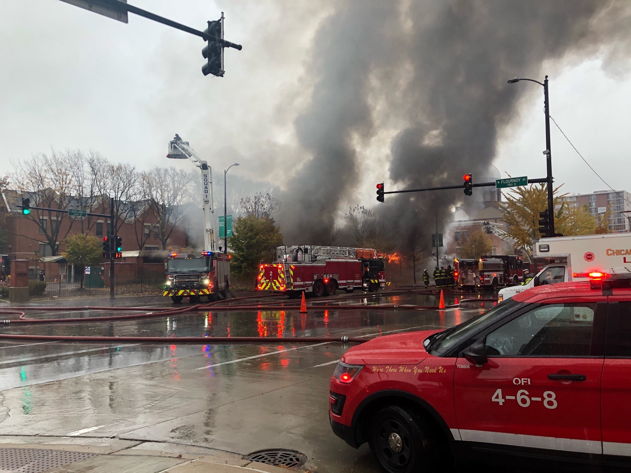 Parking Garage Catches Fire on Near West Side – NBC Chicago