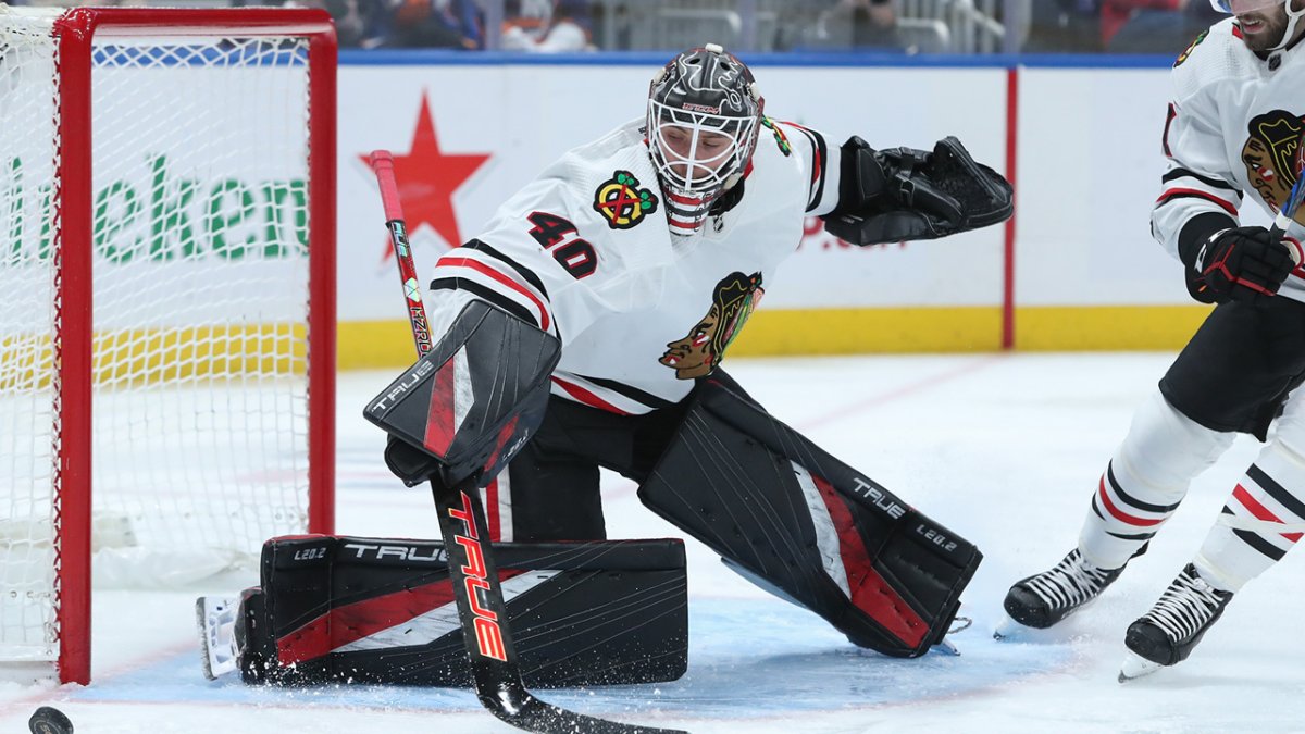 Blackhawks’ Arvid Soderblom Not Worried About Losing His Confidence – NBC Chicago