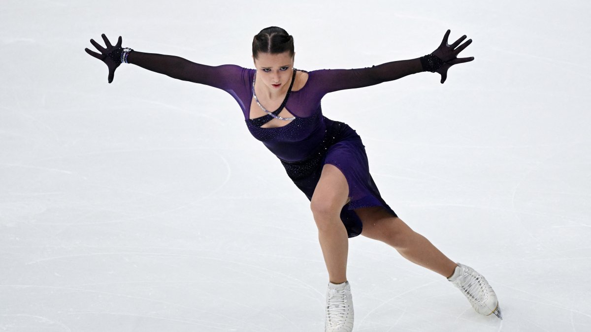 Kamila Valieva Recreates Viral Wednesday Addams Dance Scene on Ice ...