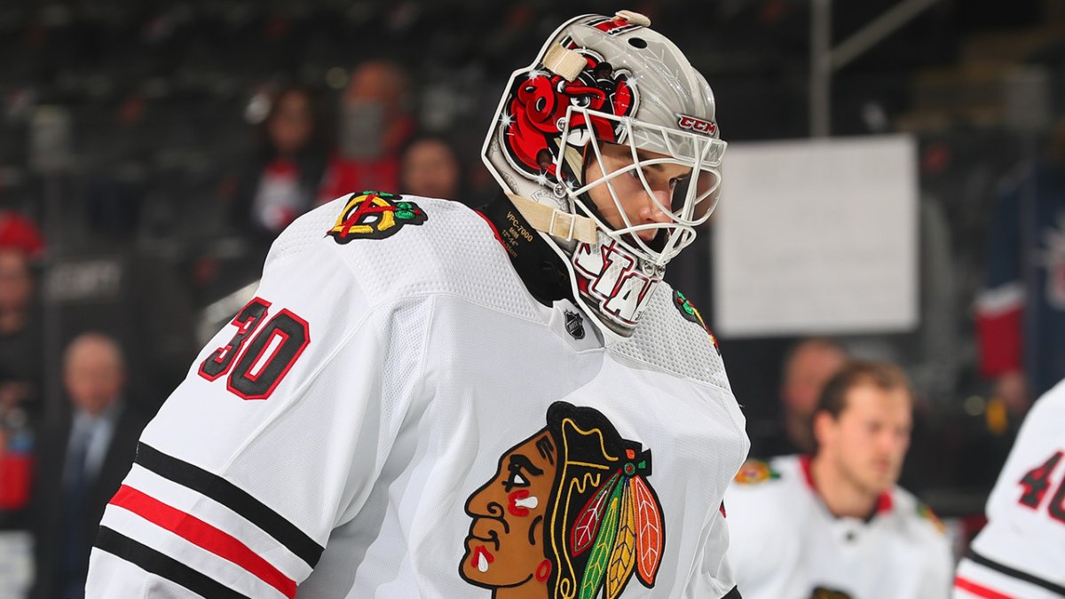 Blackhawks’ Jaxson Stauber Soaking Up Emergency Call-Up to NHL – NBC ...