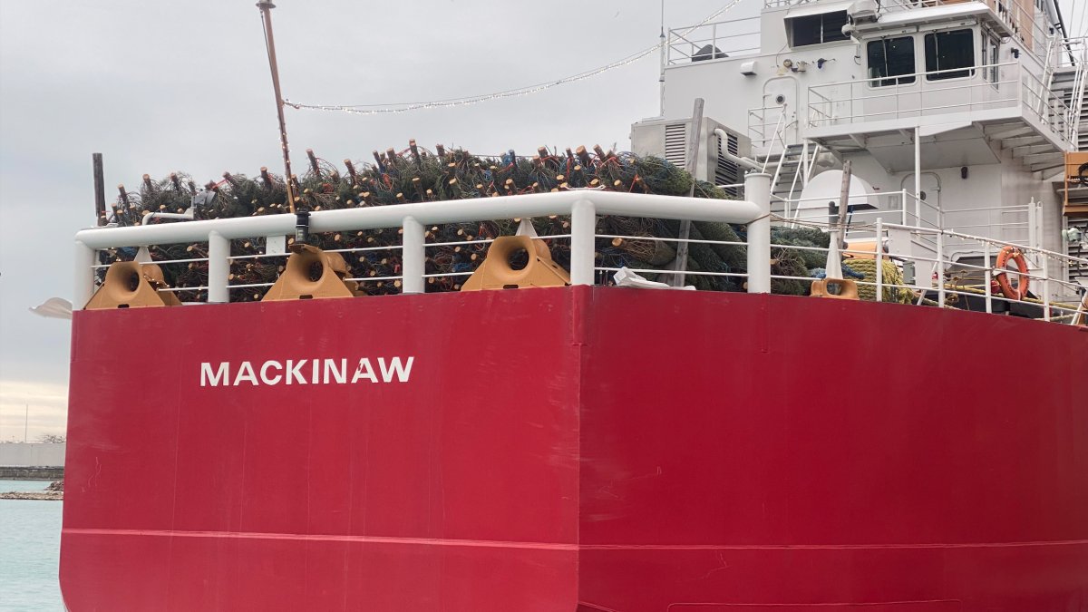 ‘An Honor’: Coast Guard Ship Carrying 1,200 Christmas Trees Docks at ...