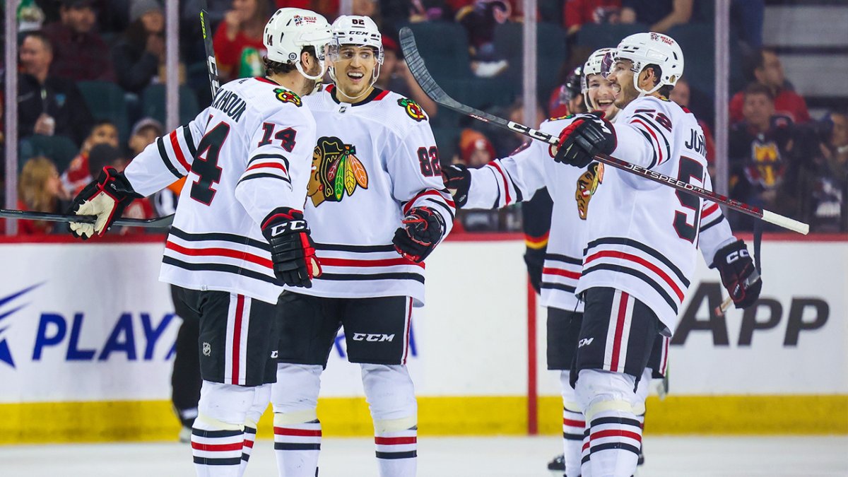 10 Observations: Blackhawks Cruise Past Flames Without Jonathan Toews ...