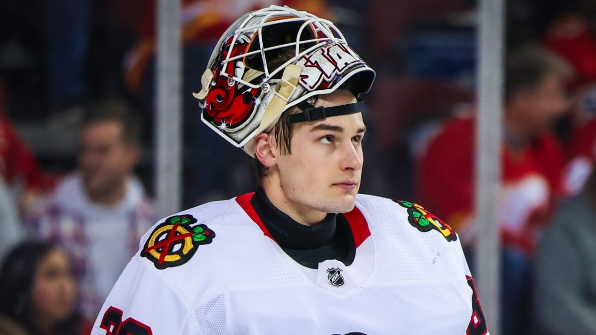 Blackhawks Send Jaxson Stauber to Rockford as Bye Week Starts – NBC Chicago