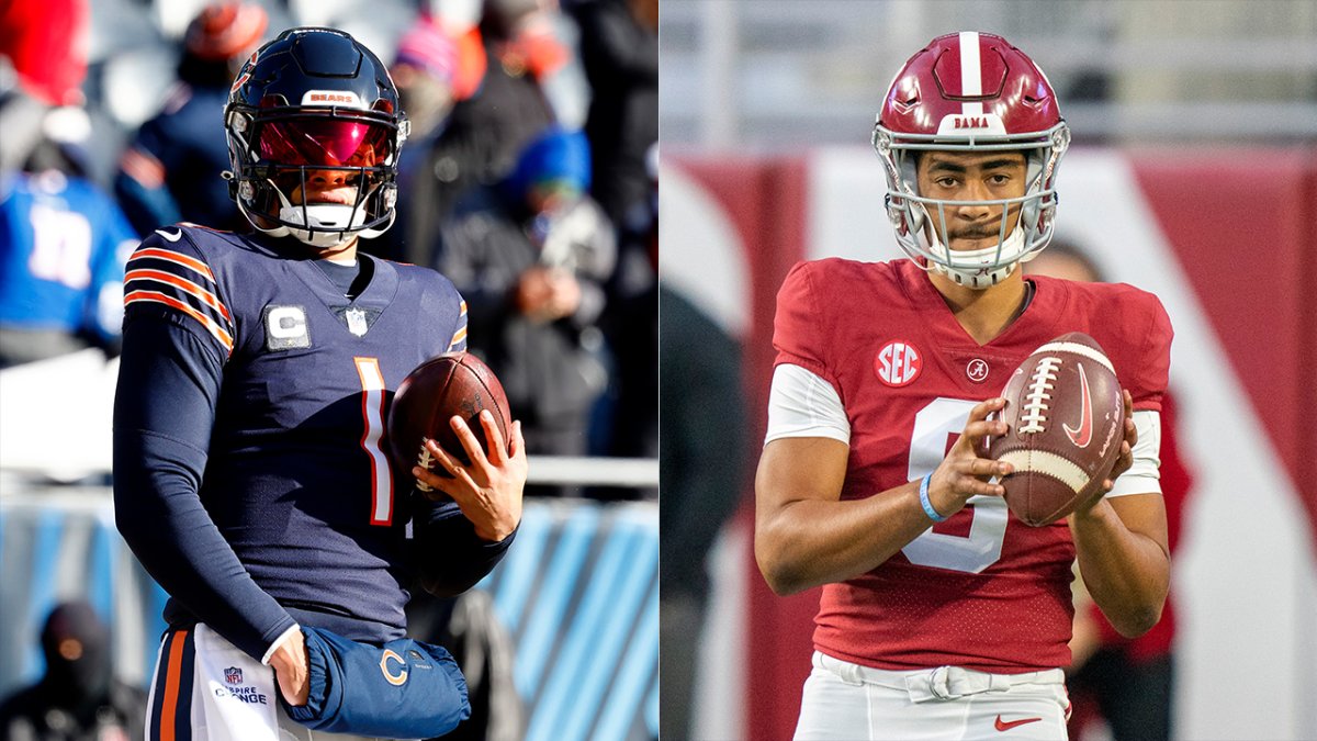 Warren Sapp Says Bears Are Trading Justin Fields to Draft Bryce Young ...