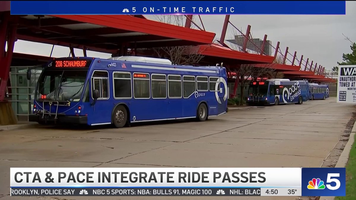 CTA, Pace Integrate Ride Passes For Easier Travel – NBC Chicago
