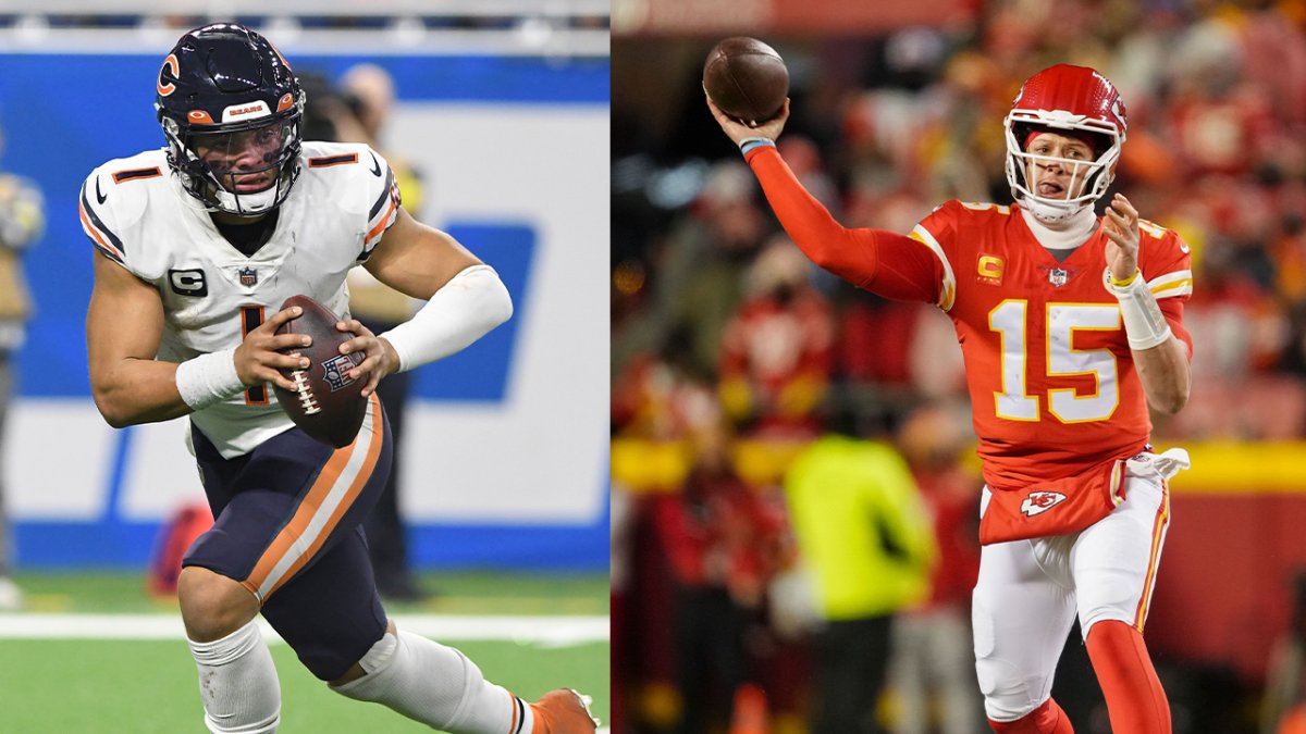 Justin Fields Shares His Affinity For Patrick Mahomes Play Style Nbc
