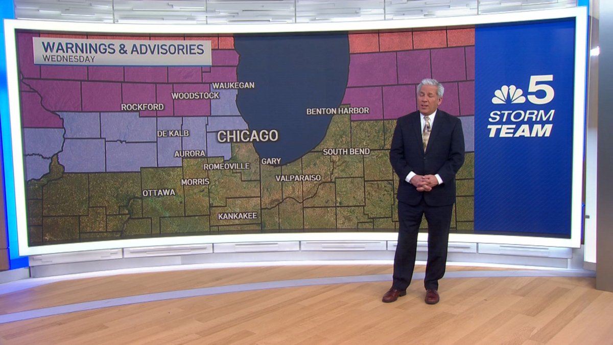CHICAGO’S FORECAST: Icy Conditions and Lots of Rain – NBC Chicago