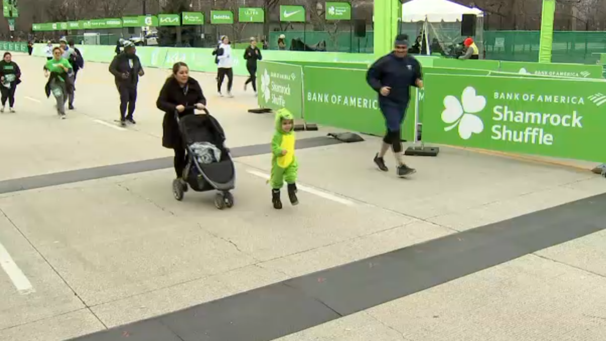 Watch: 2023 Bank of America Shamrock Shuffle Finish Line – NBC Chicago