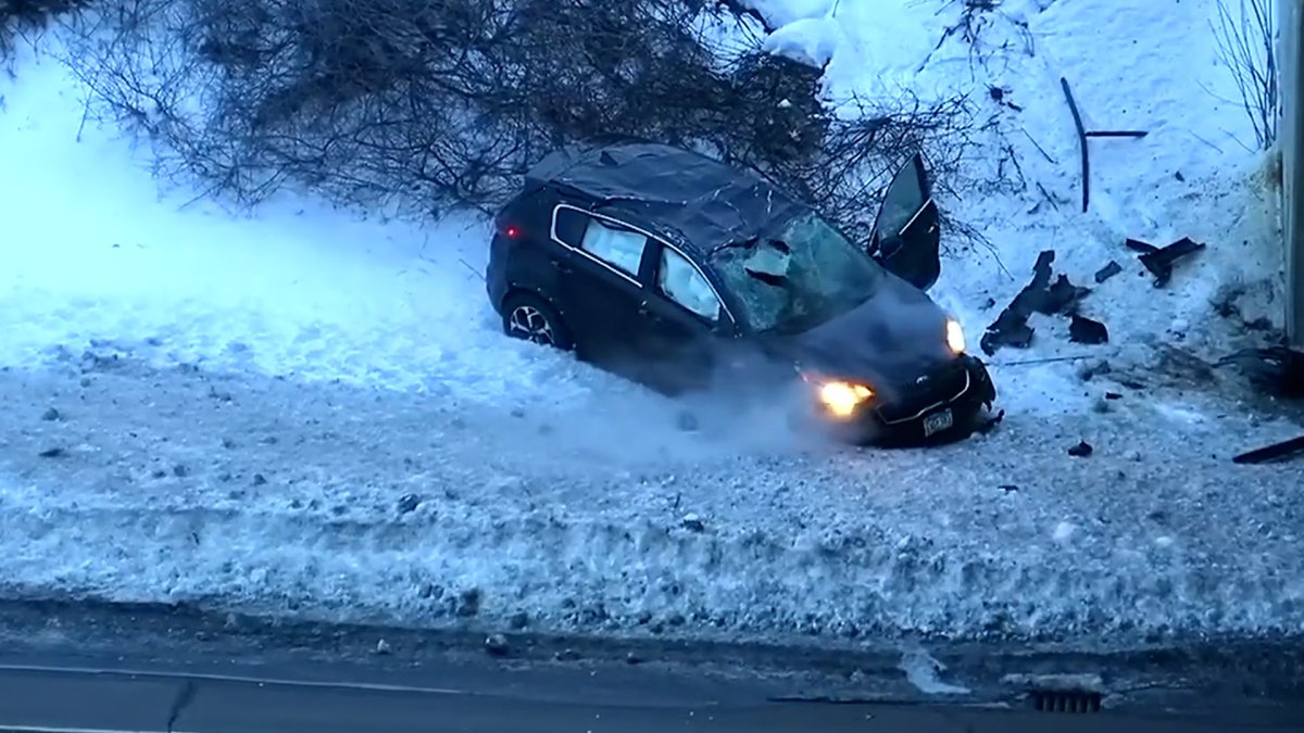 Wild Video Shows Teens Driving Stolen Vehicle, Car Flips Over Bridge In ...