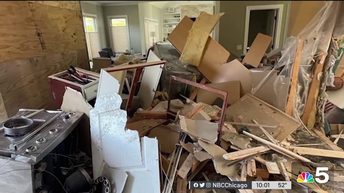 Truck Plows Into Suburban Family’s Home – NBC Chicago