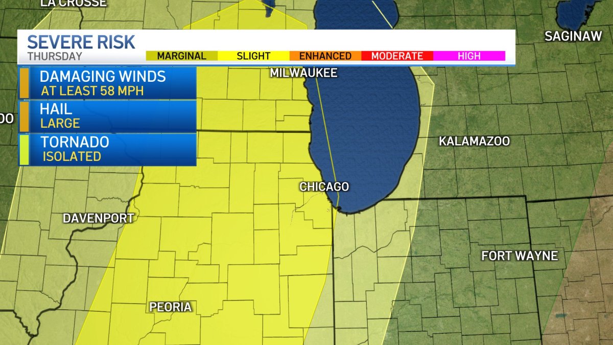 What to Expect and When With Severe Storms Threatening Chicago Area ...