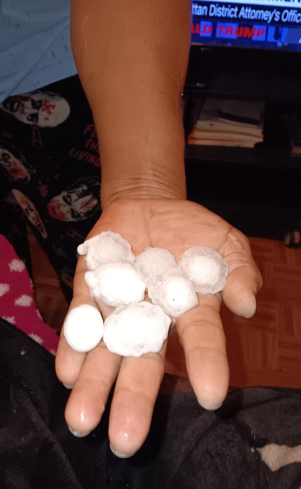 Images Show Massive Hail Spotted Across Chicago Area as Storms Erupt ...