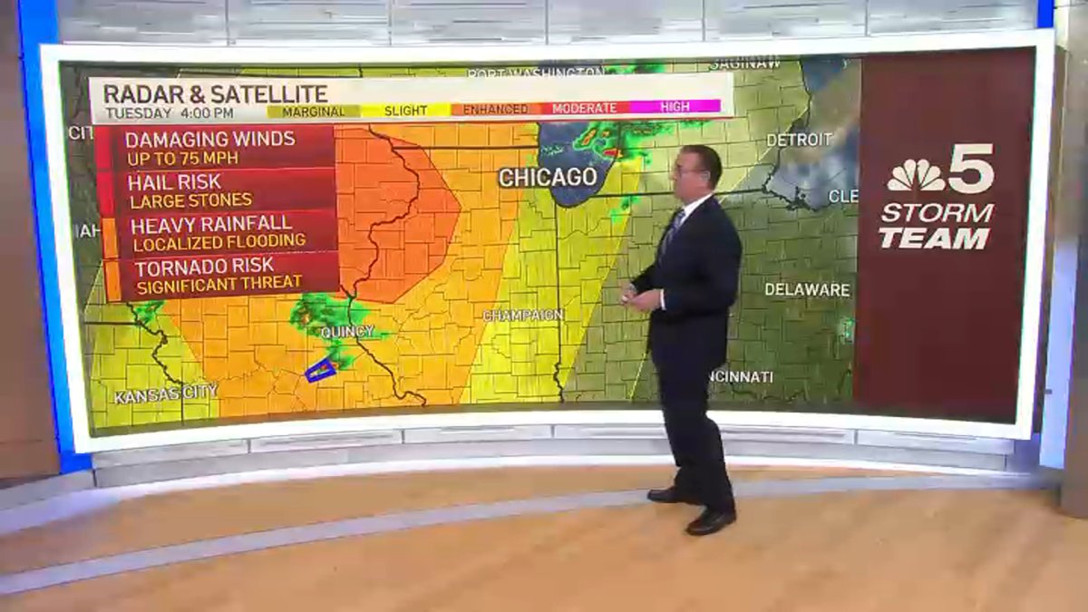 More Severe Weather in Store for Chicago Area After Hail, Damaging ...