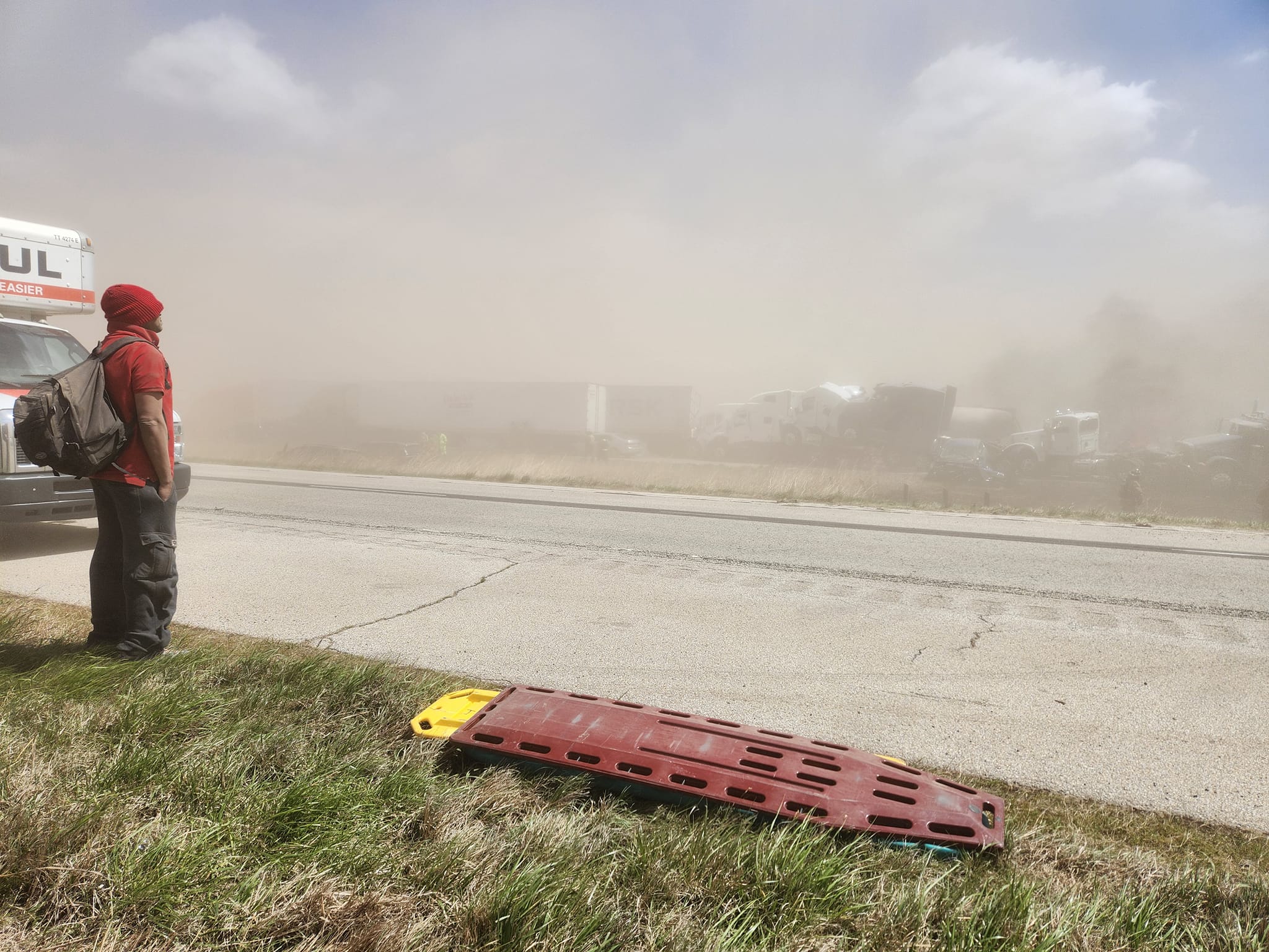 Images Show Dramatic Scene of Large Crash on I-55 Amid Dust Storm in ...