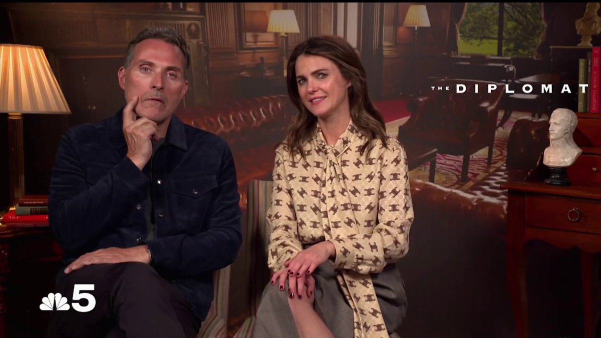 ‘The Diplomat’ Interview With Rufus Sewell and Keri Russell – NBC Chicago