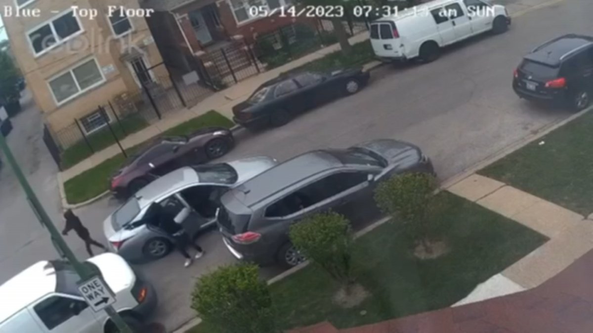 Surveillance Video Captures Suspects Conducting Armed Robbery Spree