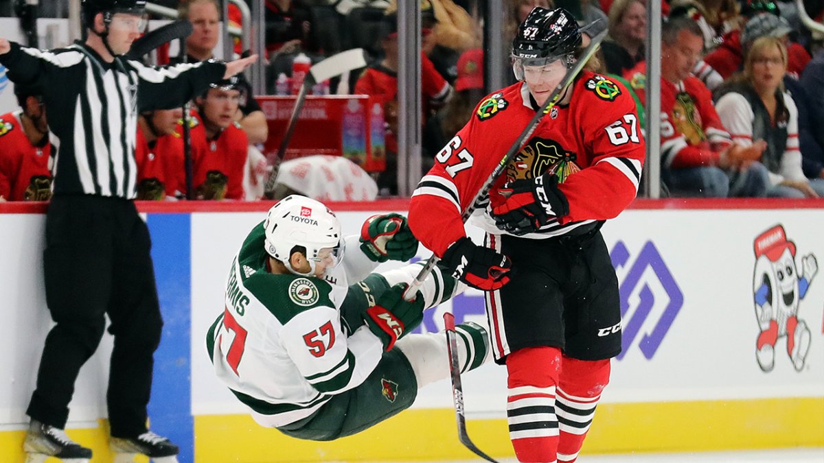 Blackhawks sign prospect Sam Savoie to entry-level contract – NBC Chicago