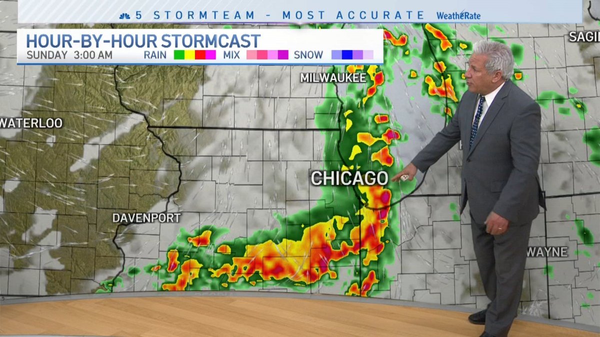 NBC 5 Storm Team Saturday Night Forecast – NBC Chicago