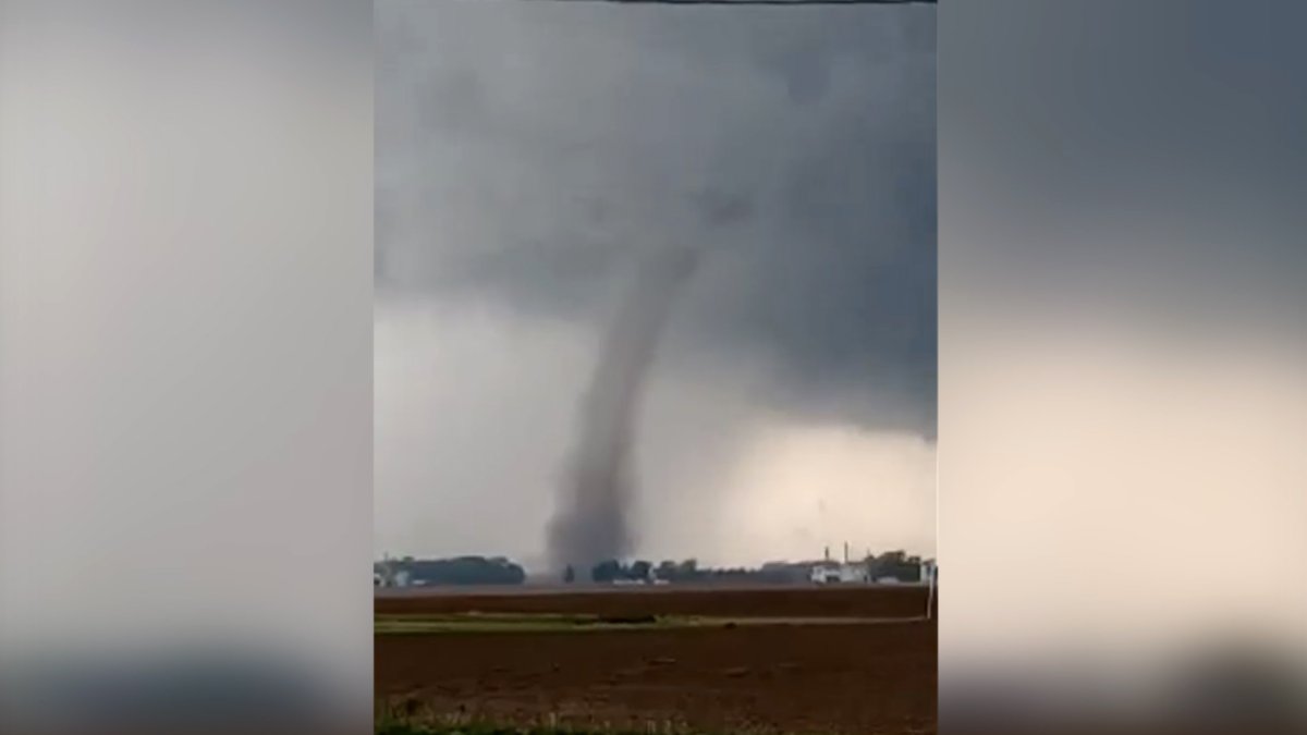 Video Shows Landspout Tornado Touching Down in Indiana – NBC Chicago