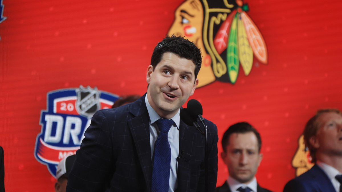 Blackhawks’ Kyle Davidson explains secretive approach to No. 1 pick ...