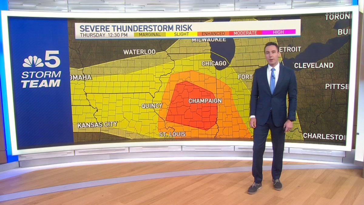 Chicago Forecast: Severe thunderstorm watch until 5pm – NBC Chicago