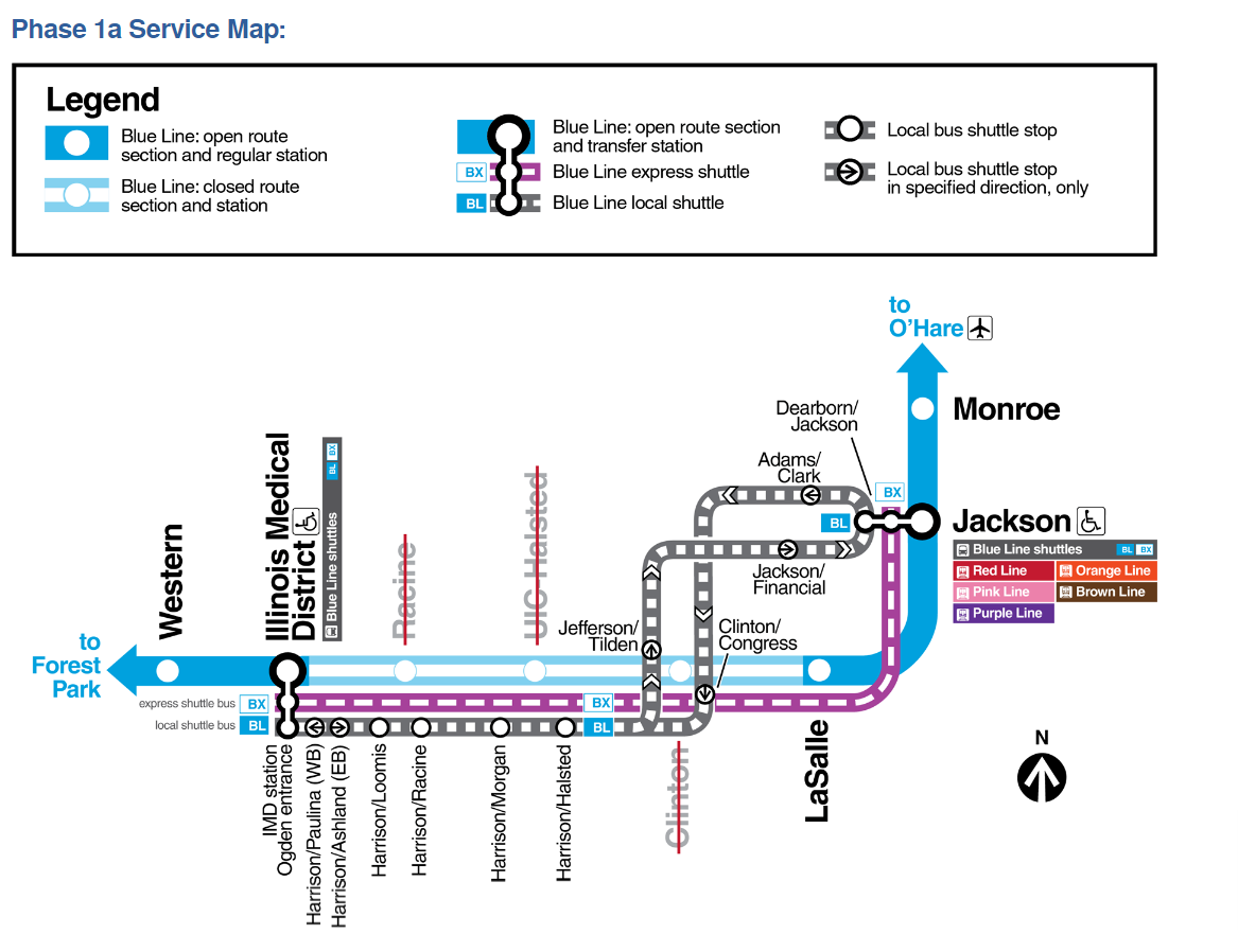Chicago Blue Line construction, service interruptions begin – NBC Chicago