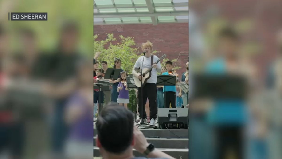 Ed Sheeran, Boston Music Project surprise – NBC Chicago
