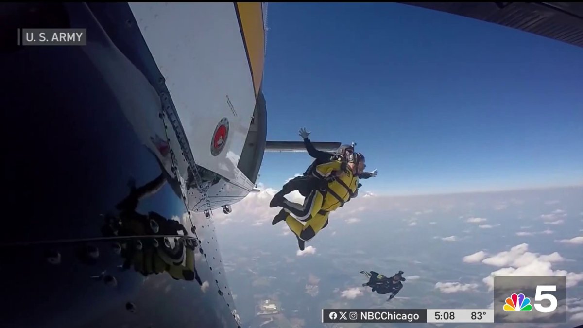 NBC 5’s Stefan Holt flies along with the US Army Golden Knights – NBC ...