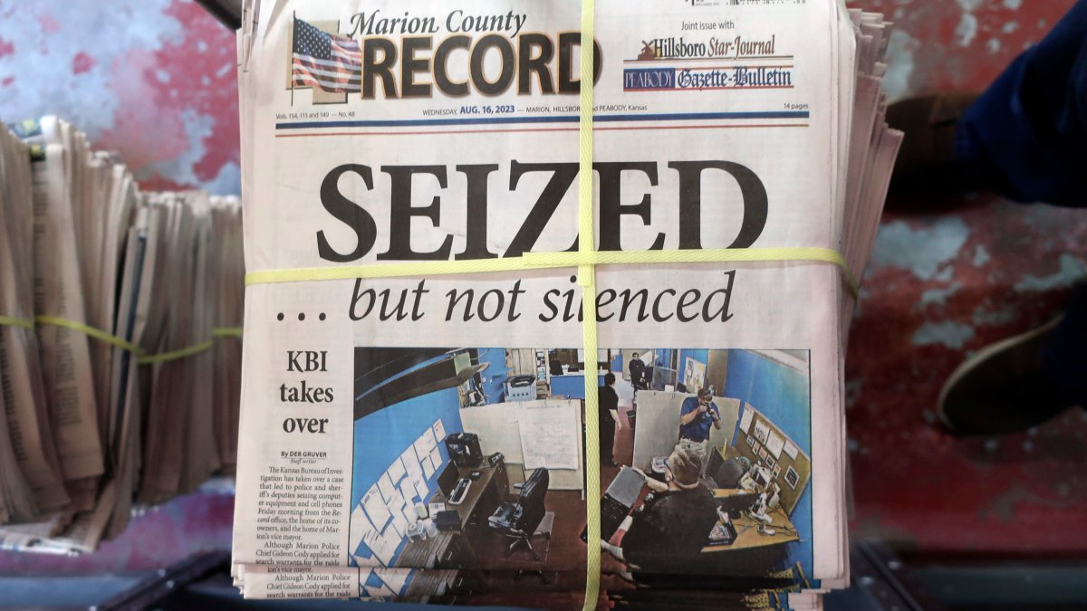 Ex-police chief Gideon Cody charged over Kansas newspaper raid – NBC ...
