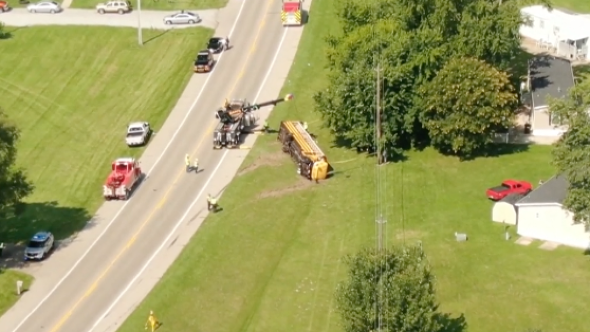 Ohio bus school crash: Student killed, 23 other injured – NBC Chicago