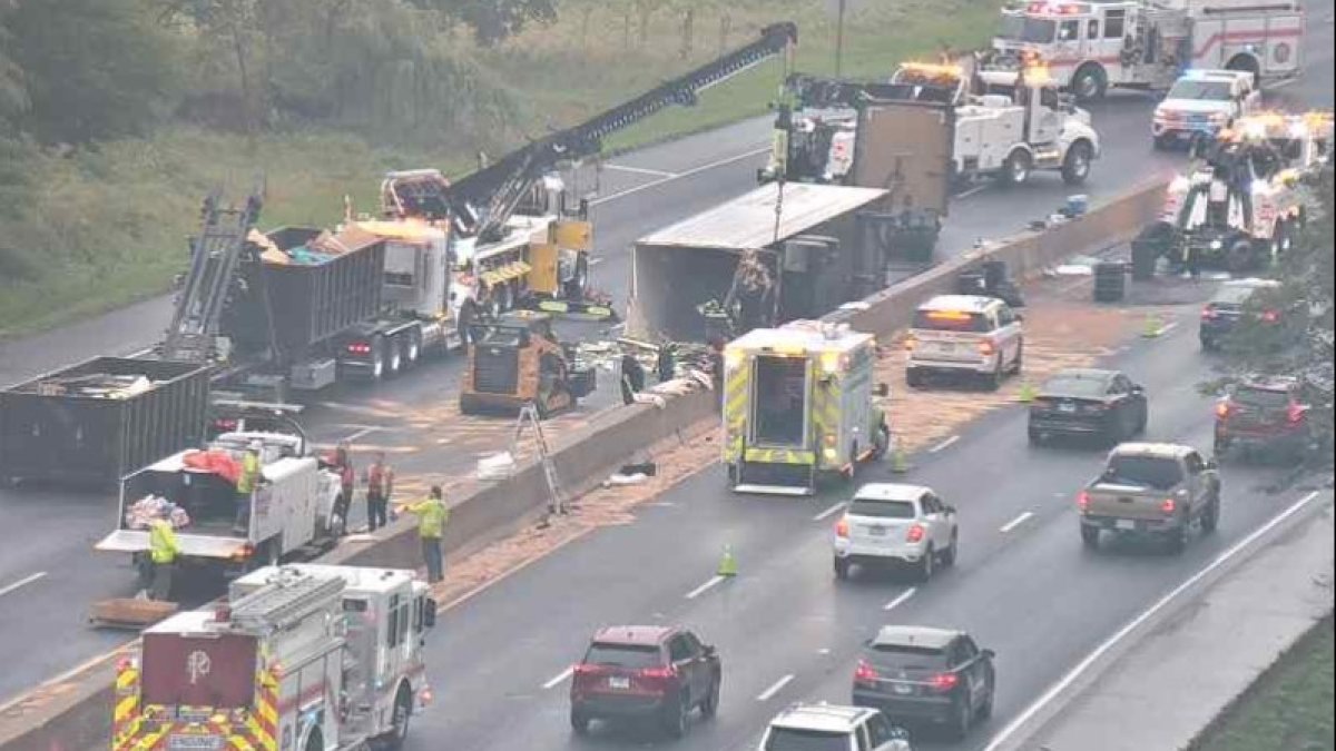 I-55 in Plainfield closed after crash involving ham-hauling semi ...