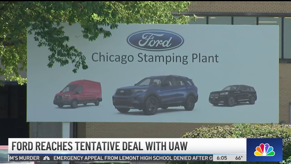 UAW reaches tentative agreement with Ford – NBC Chicago