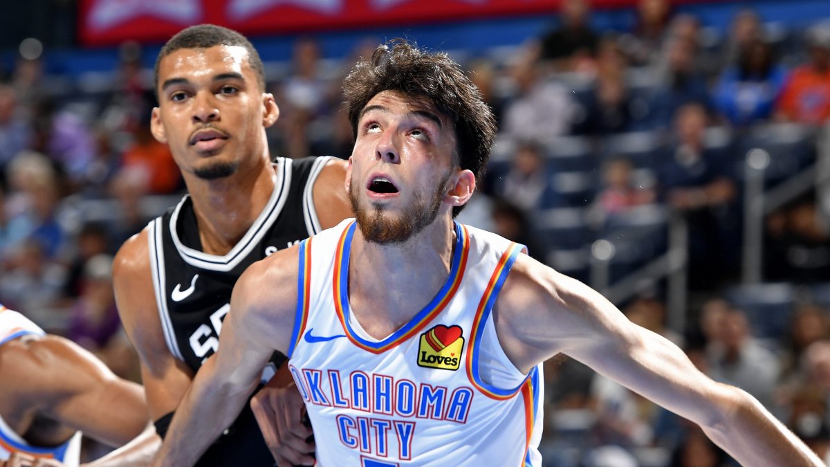 Holmgren responds to Wembanyama flexing on him in Thunder-Spurs – NBC ...