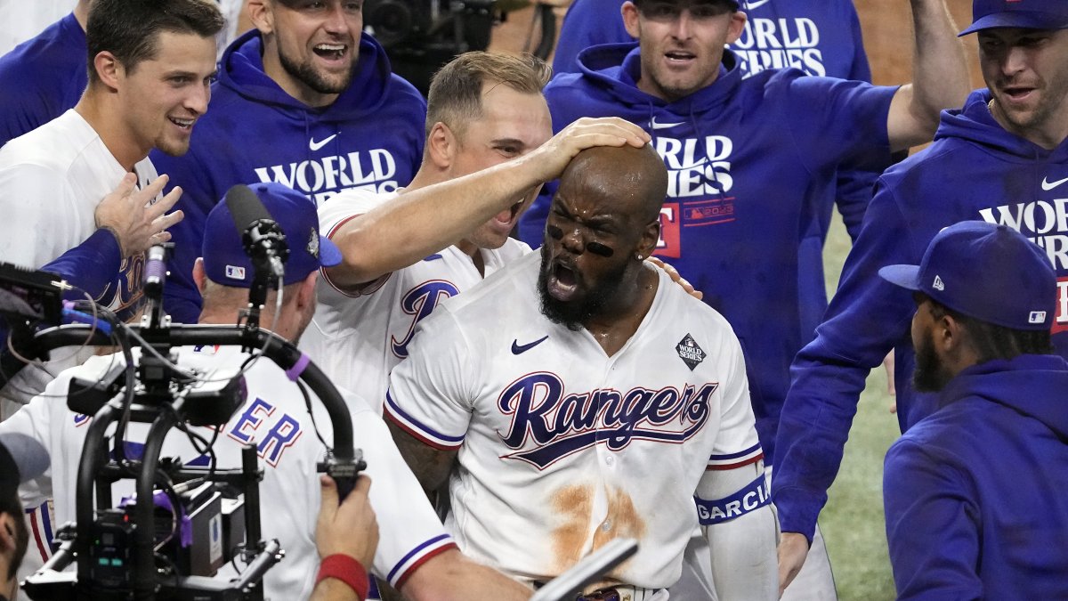 Walk Off! El Bombi hits another HR, Rangers take Game 1 of 2023 World Series – NBC Chicago