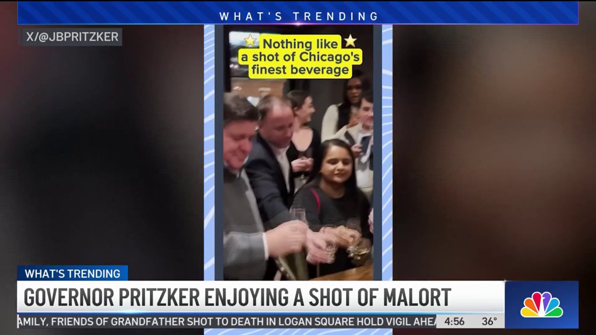 Gov. Pritzker tweets video of him taking shot of Malort when asked ...